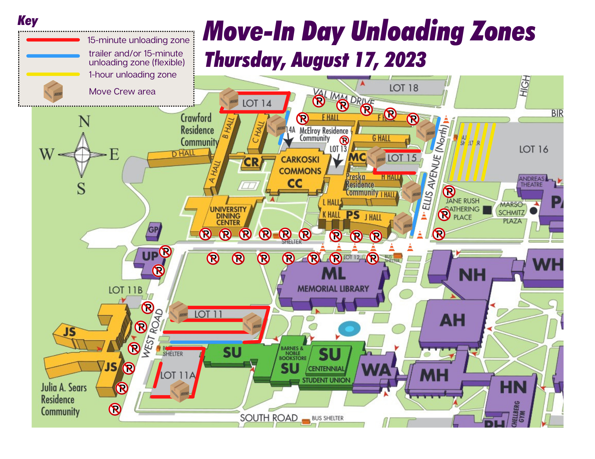 Move-In Maps | Minnesota State University, Mankato